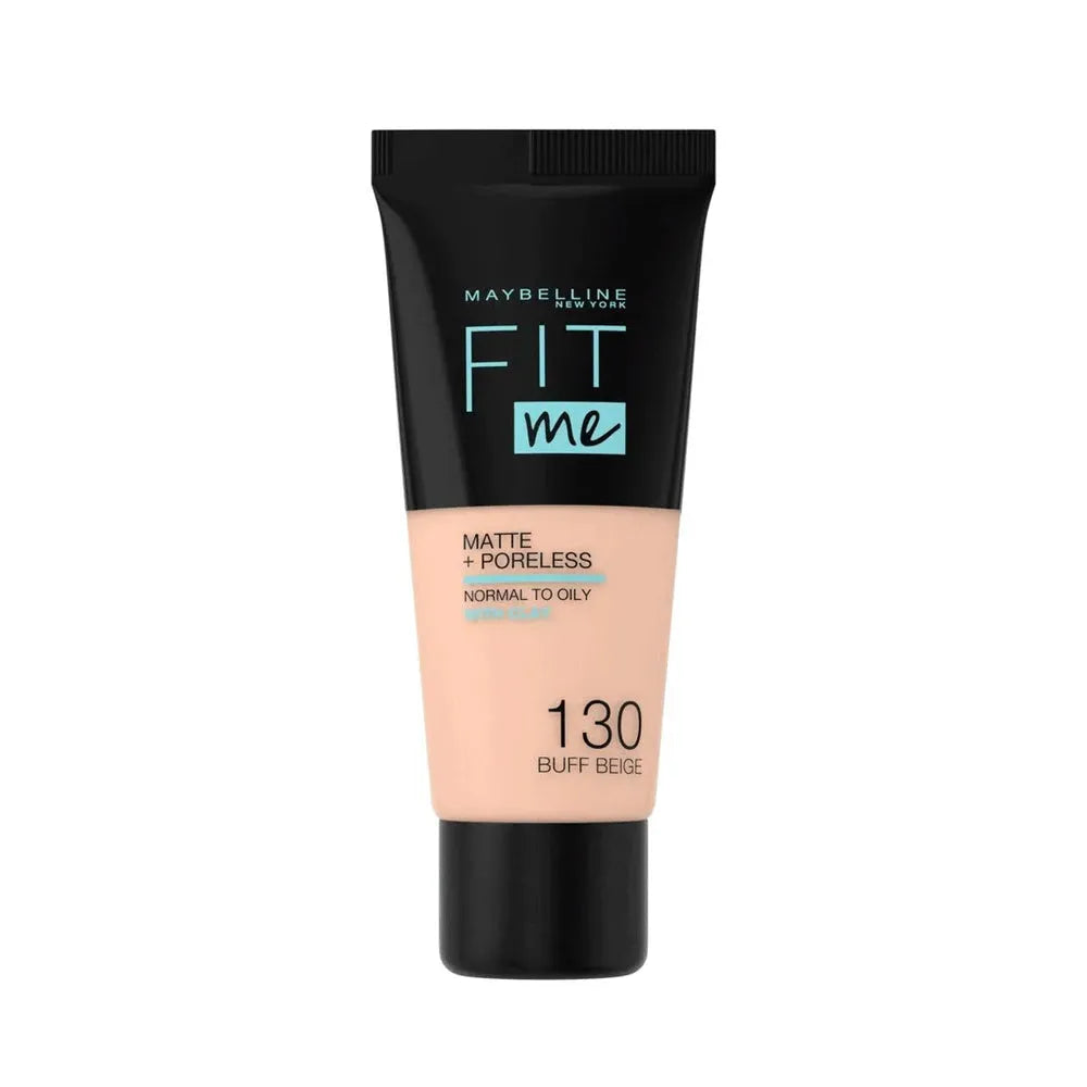 Maybelline New York Fit Me Matte & Poreless Liquid Foundation - 40ml ...